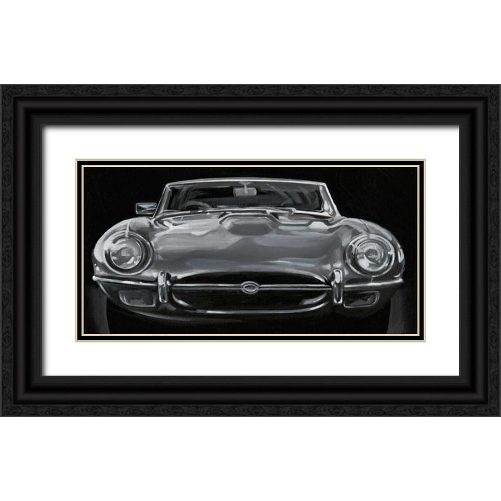 Harper, Ethan 14x9 Black Ornate Wood Framed with Double Matting Museum ...