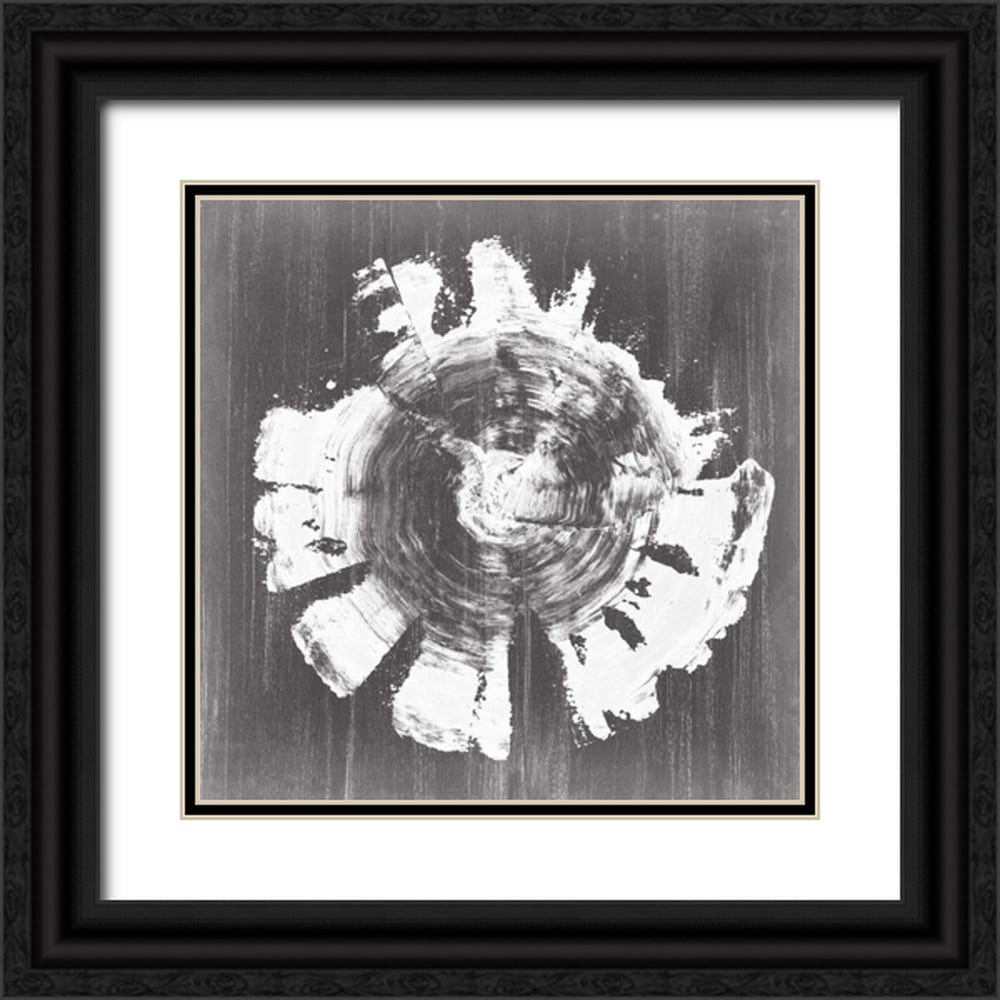 Harper, Ethan 15x15 Black Ornate Wood Framed with Double Matting Museum ...