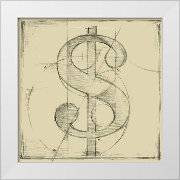 Harper, Ethan 15x15 White Modern Wood Framed Museum Art Print Titled ...