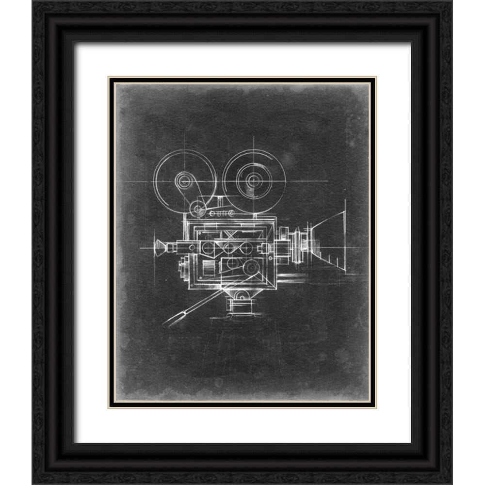 Harper, Ethan 15x18 Black Ornate Wood Framed with Double Matting Museum ...
