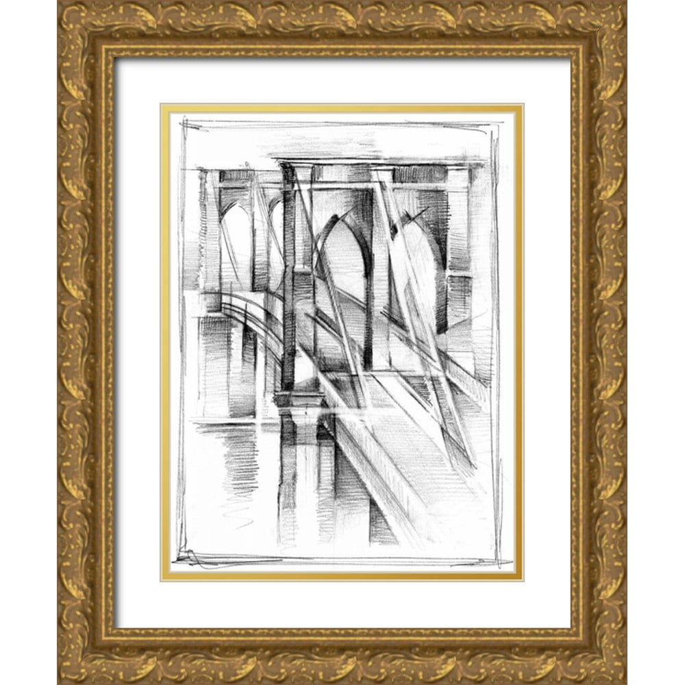 Harper, Ethan 15x18 Gold Ornate Wood Framed with Double Matting Museum ...