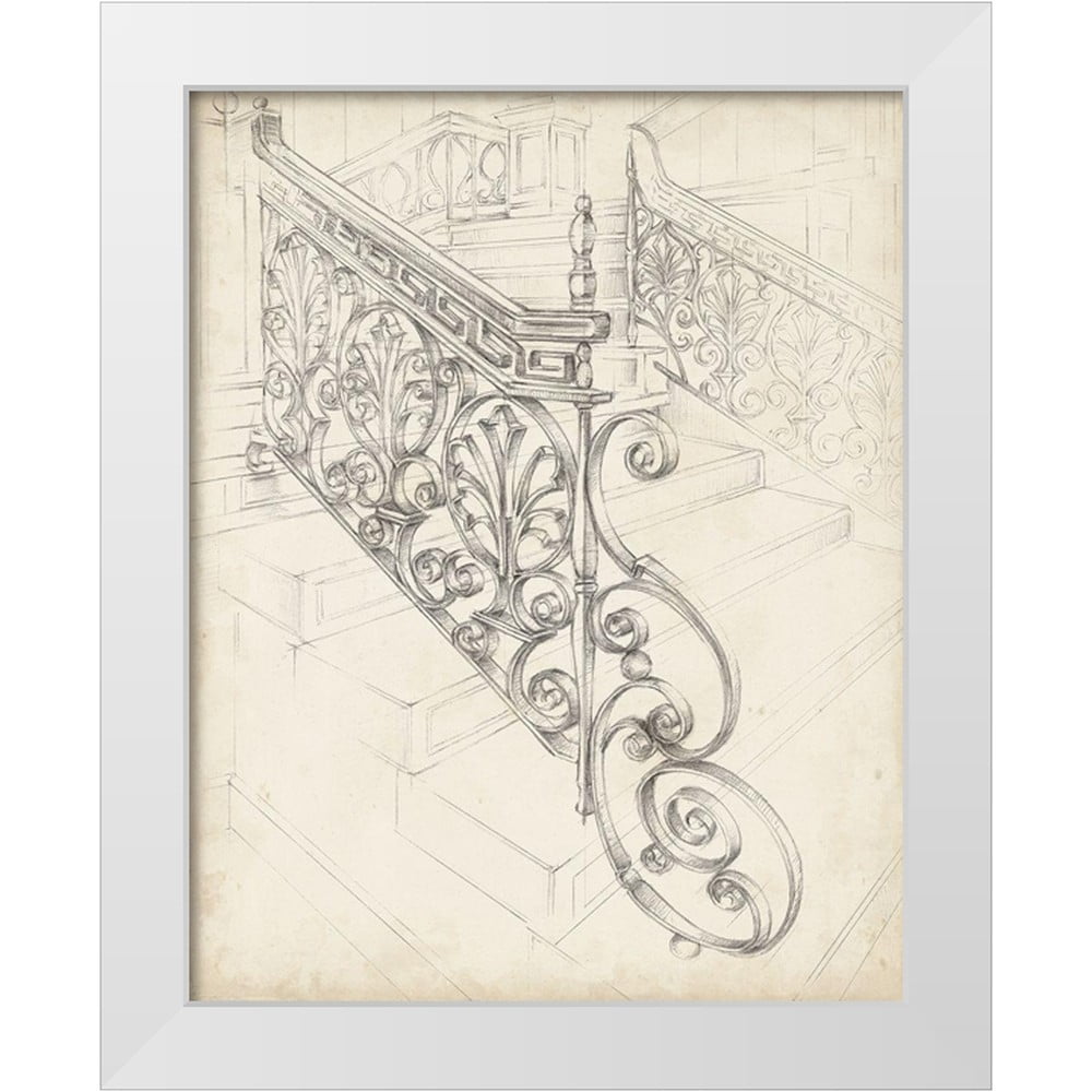 Harper, Ethan 15x18 White Modern Wood Framed Museum Art Print Titled ...