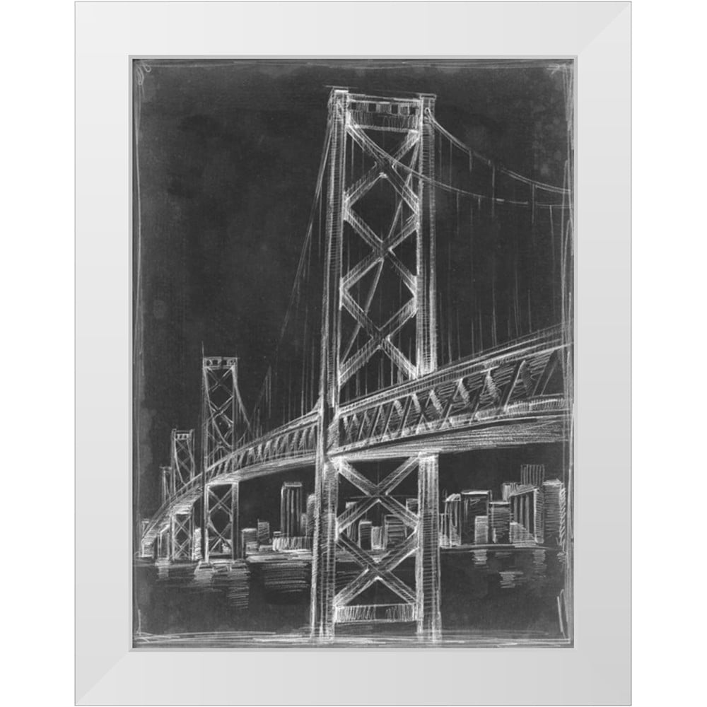 Harper, Ethan 15x18 White Modern Wood Framed Museum Art Print Titled ...