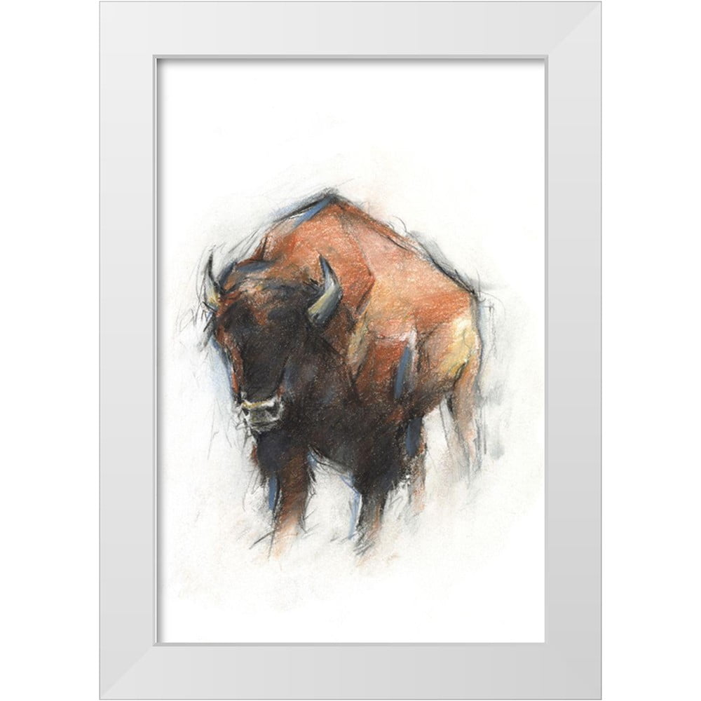 Harper, Ethan 17x24 White Modern Wood Framed Museum Art Print Titled ...