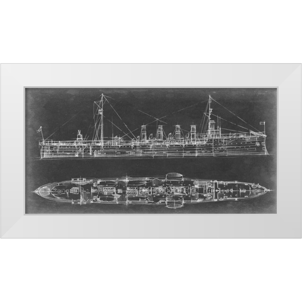 Harper, Ethan 18x11 White Modern Wood Framed Museum Art Print Titled ...