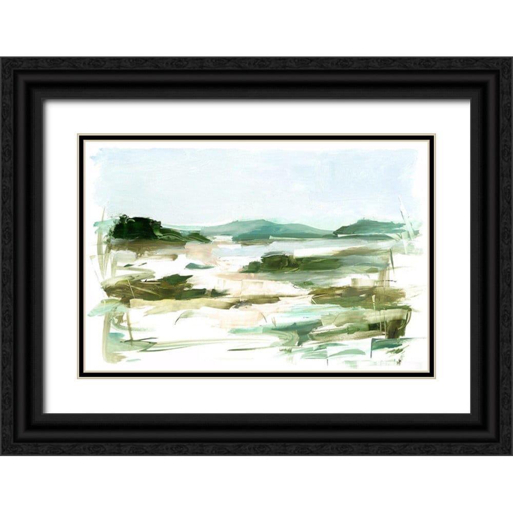 Harper, Ethan 18x13 Black Ornate Wood Framed with Double Matting Museum ...