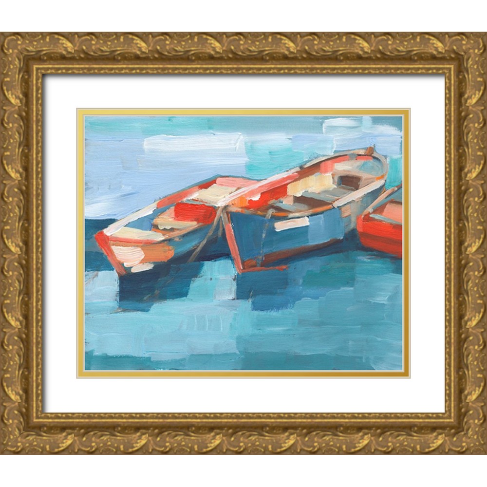 Harper, Ethan 18x15 Gold Ornate Wood Framed with Double Matting Museum ...