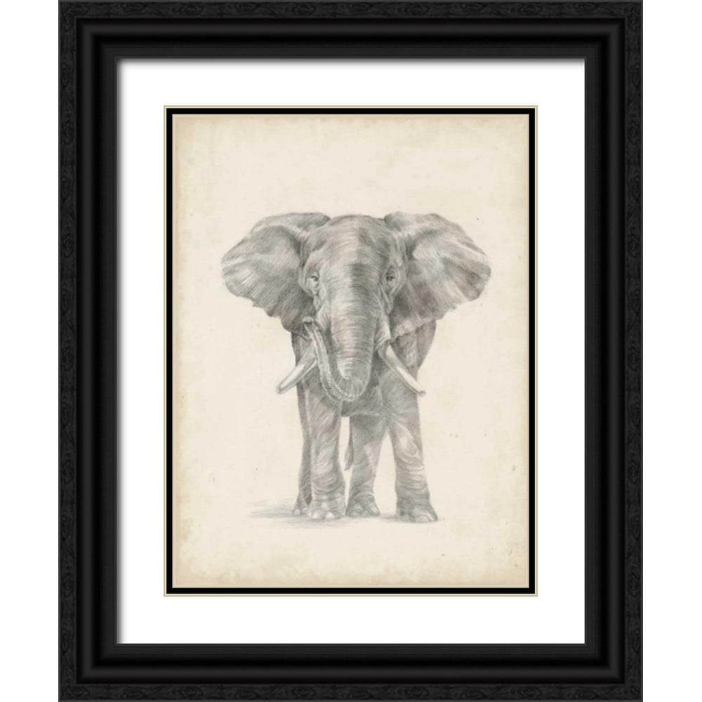 Harper, Ethan 19x24 Black Ornate Wood Framed with Double Matting Museum ...