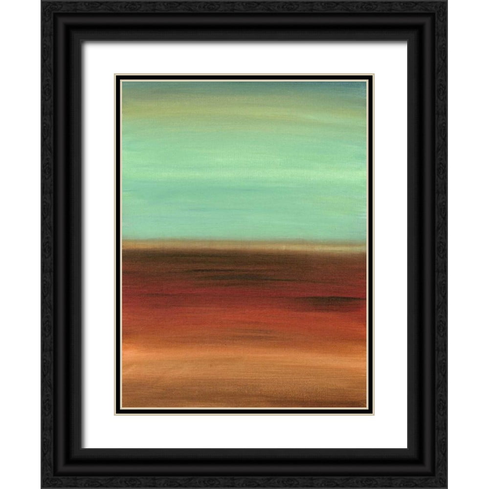 Harper, Ethan 19x24 Black Ornate Wood Framed with Double Matting Museum ...