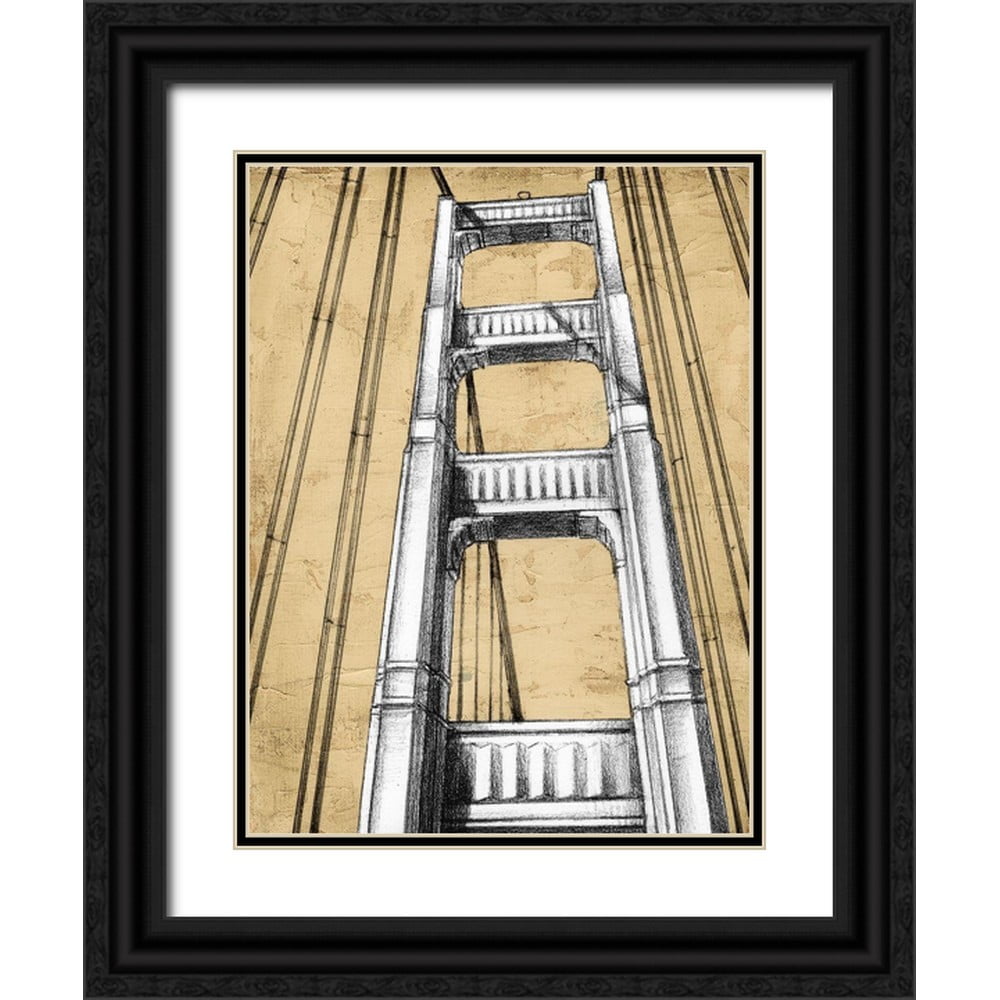 Harper, Ethan 19x24 Black Ornate Wood Framed with Double Matting Museum ...