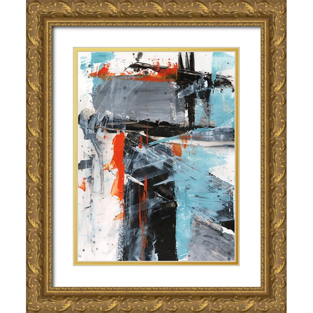 Harper, Ethan 19x24 Gold Ornate Wood Framed with Double Matting Museum ...