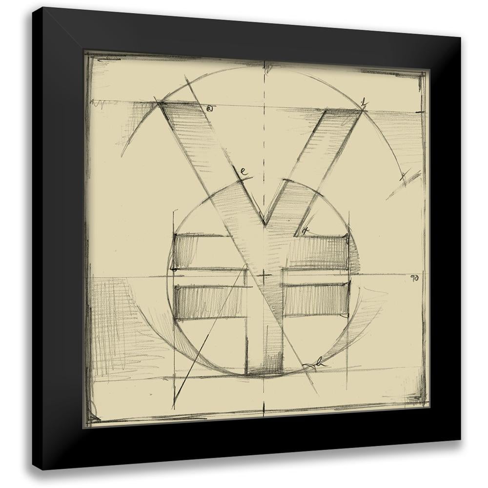 Harper, Ethan 20x20 Black Modern Framed Museum Art Print Titled ...