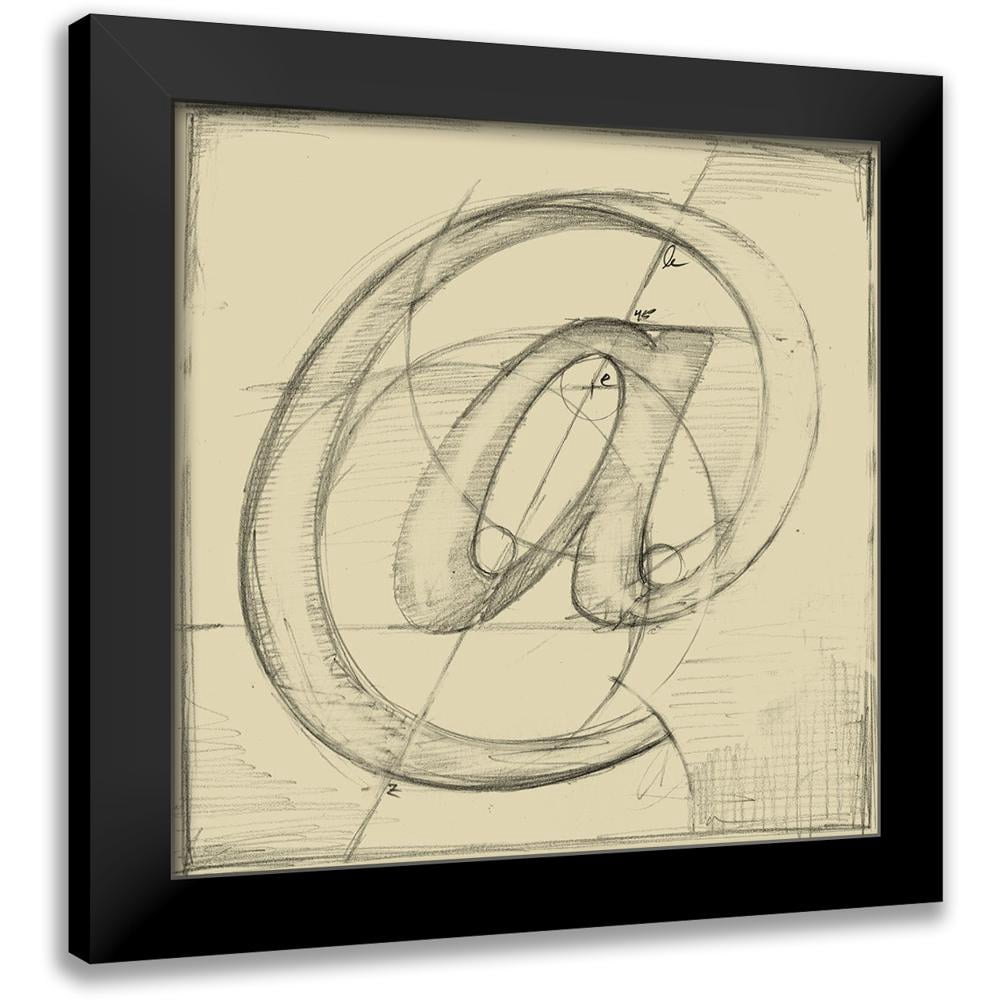 Harper, Ethan 20x20 Black Modern Framed Museum Art Print Titled ...