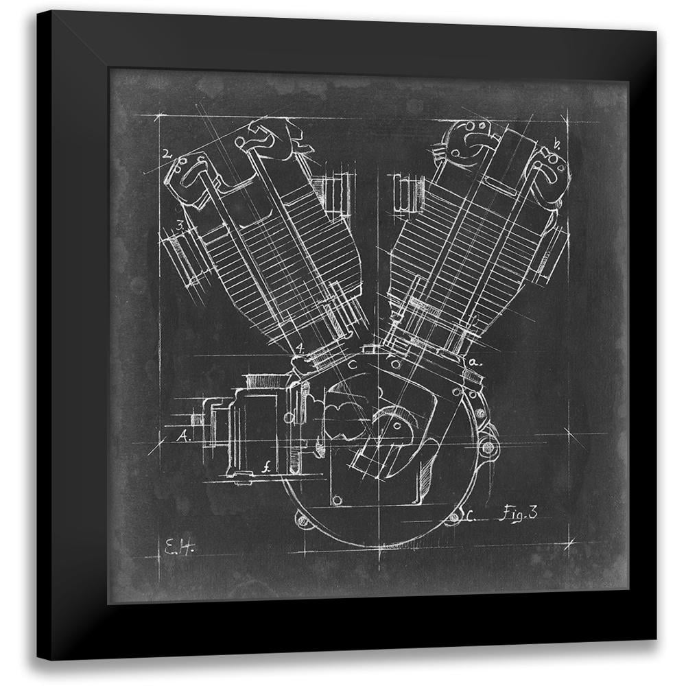 Harper, Ethan 20x20 Black Modern Framed Museum Art Print Titled ...