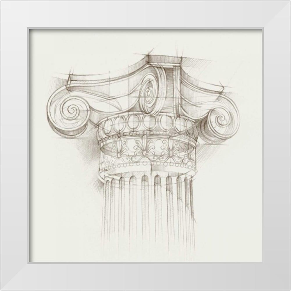 Harper, Ethan 20x20 White Modern Wood Framed Museum Art Print Titled ...