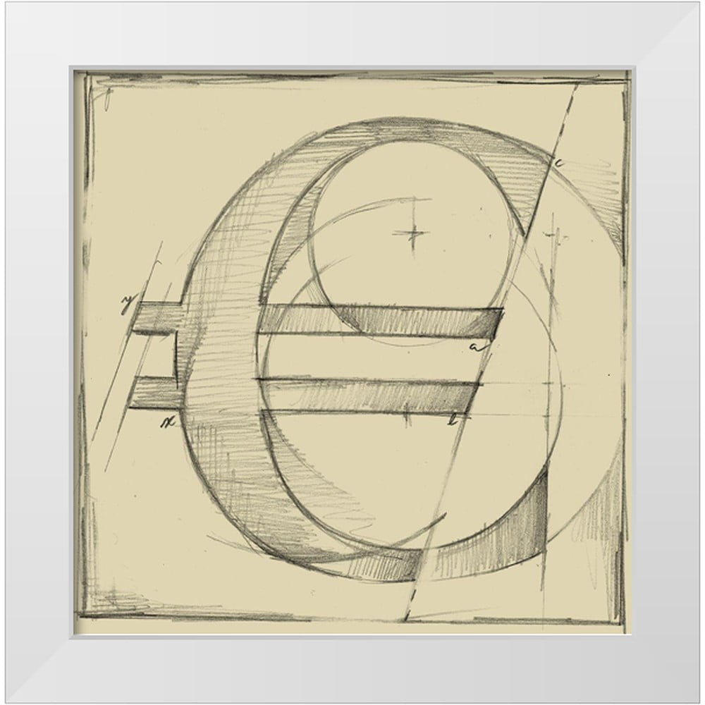 Harper, Ethan 20x20 White Modern Wood Framed Museum Art Print Titled ...