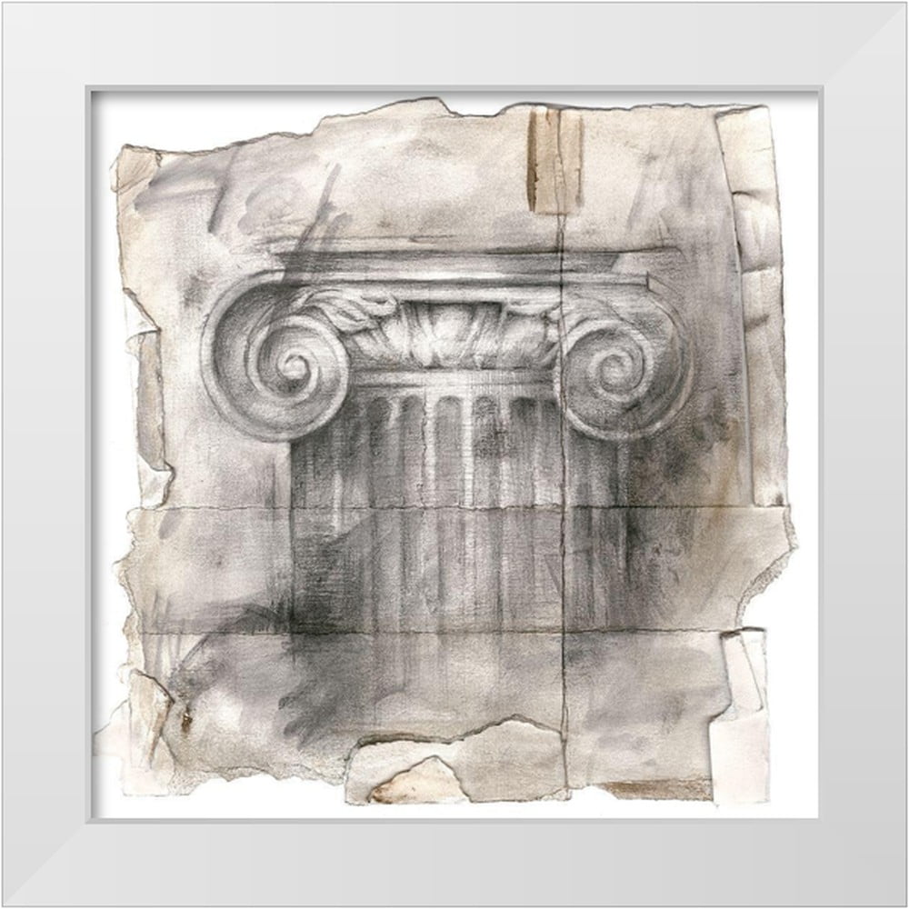 Harper, Ethan 20x20 White Modern Wood Framed Museum Art Print Titled ...