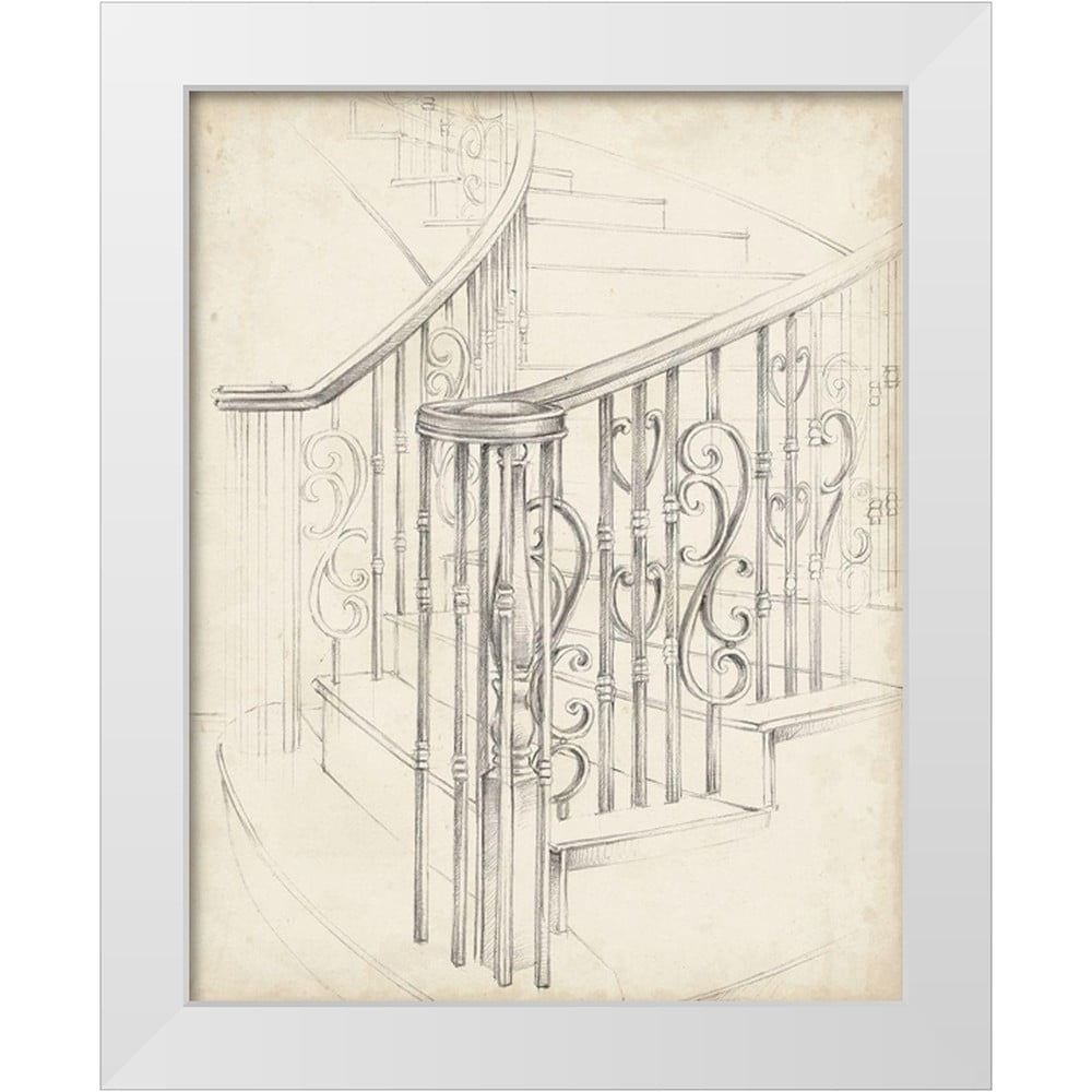 Harper, Ethan 20x24 White Modern Wood Framed Museum Art Print Titled ...