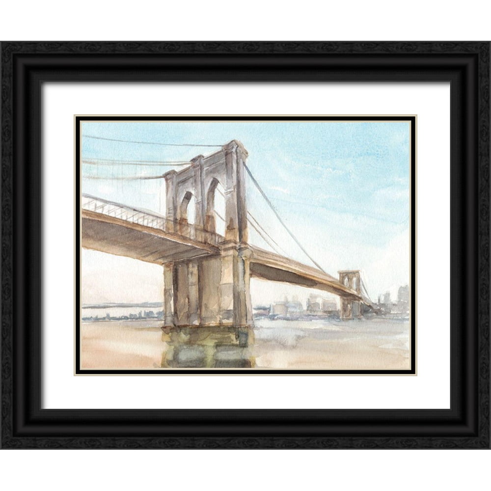 Harper, Ethan 24x19 Black Ornate Wood Framed with Double Matting Museum ...