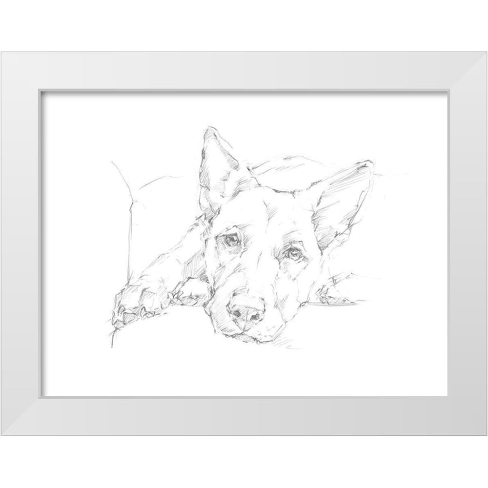 Harper, Ethan 24x19 White Modern Wood Framed Museum Art Print Titled ...