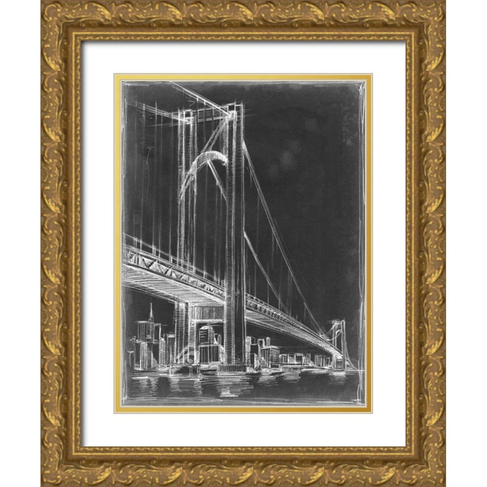 Harper, Ethan 25x32 Gold Ornate Wood Framed with Double Matting Museum ...