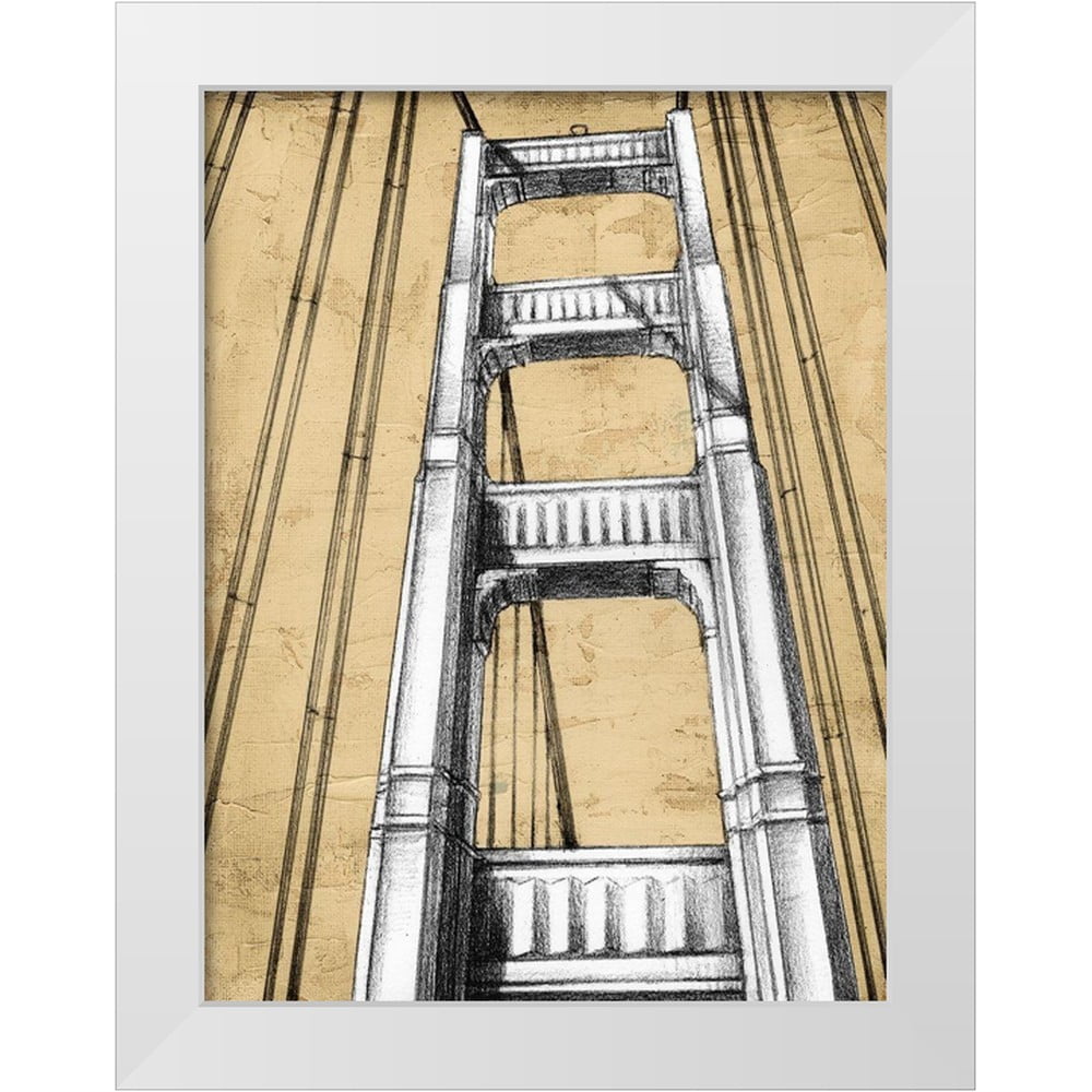 Harper, Ethan 25x32 White Modern Wood Framed Museum Art Print Titled ...