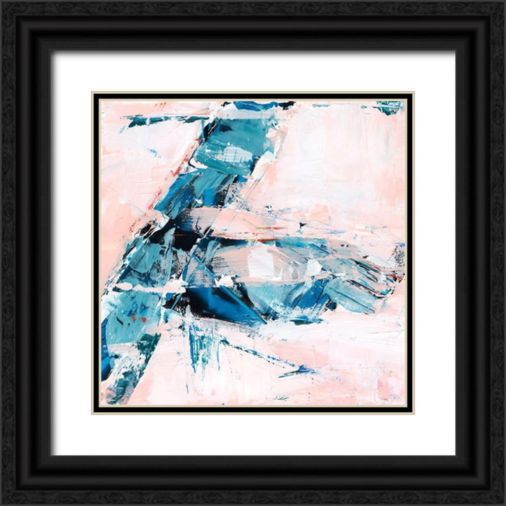 Harper, Ethan 26x26 Black Ornate Wood Framed with Double Matting Museum ...