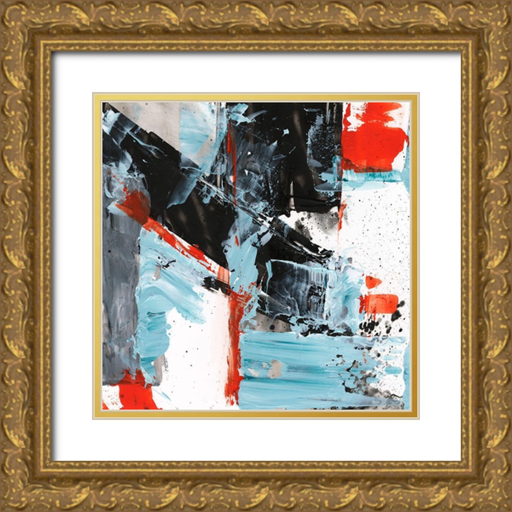 Harper, Ethan 26x26 Gold Ornate Wood Framed with Double Matting Museum ...