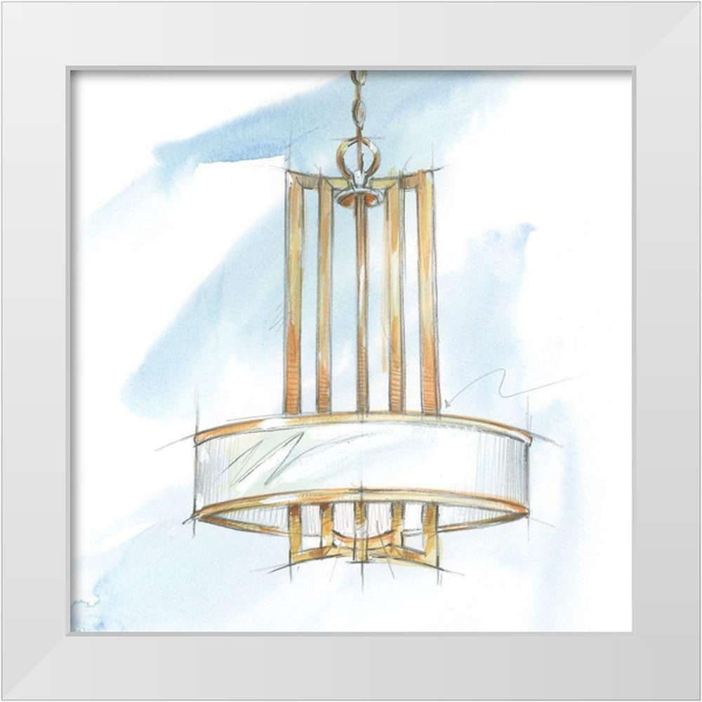 Harper, Ethan 26x26 White Modern Wood Framed Museum Art Print Titled ...