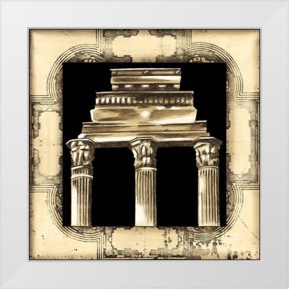 Harper, Ethan 26x26 White Modern Wood Framed Museum Art Print Titled ...