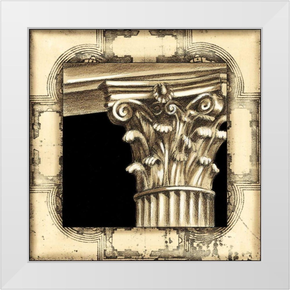 Harper, Ethan 26x26 White Modern Wood Framed Museum Art Print Titled ...