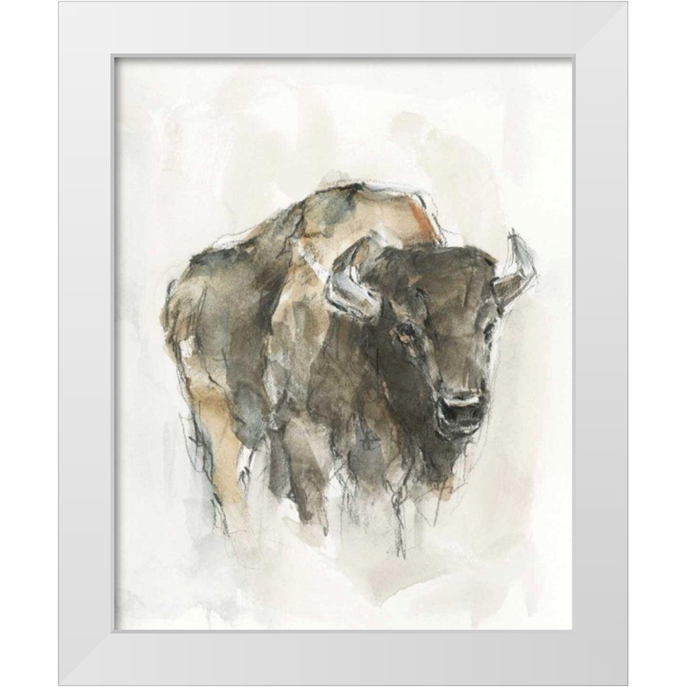 Harper, Ethan 26x32 White Modern Wood Framed Museum Art Print Titled ...