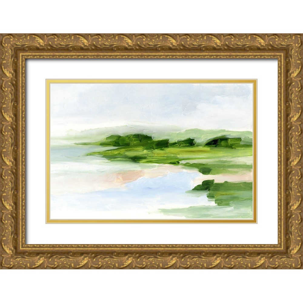 Harper, Ethan 32x23 Gold Ornate Wood Framed with Double Matting Museum ...