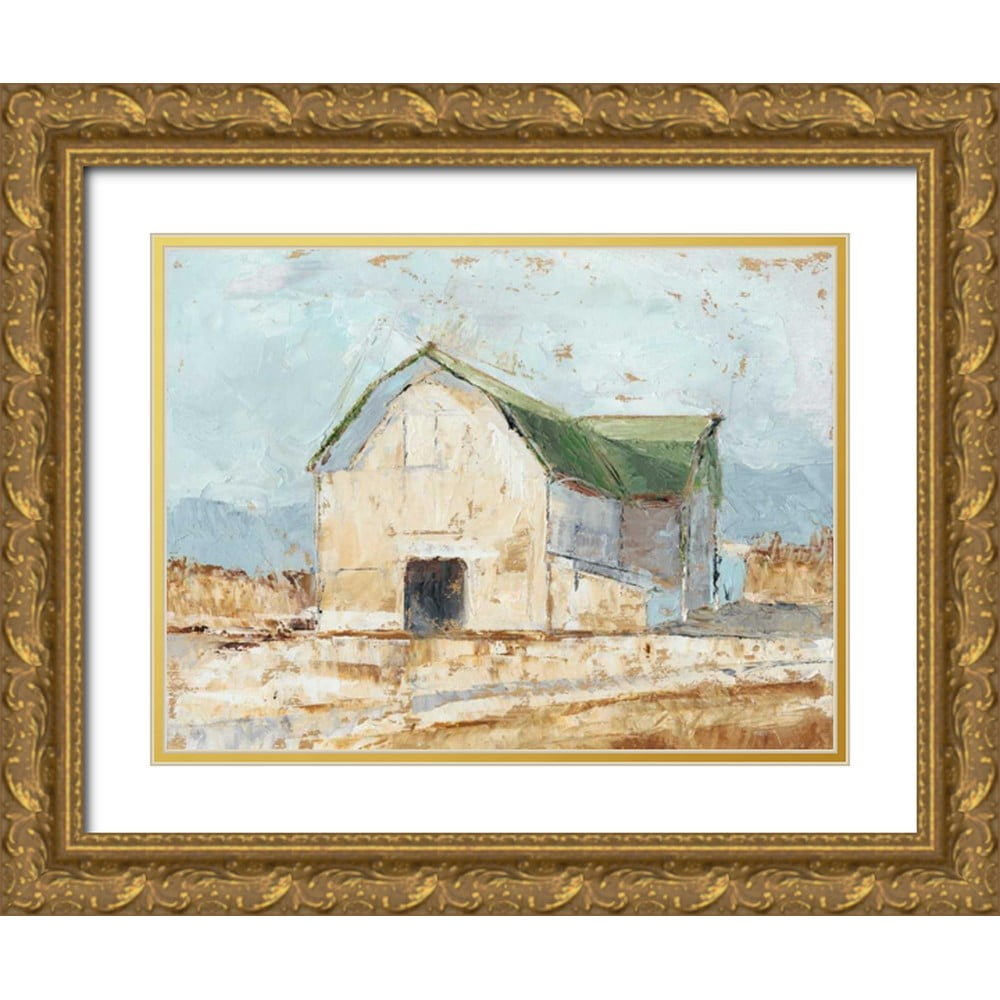 Harper, Ethan 32x25 Gold Ornate Wood Framed with Double Matting Museum ...