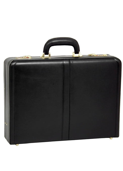 Reagan Leather Attache Case - Brown - Walmart.com