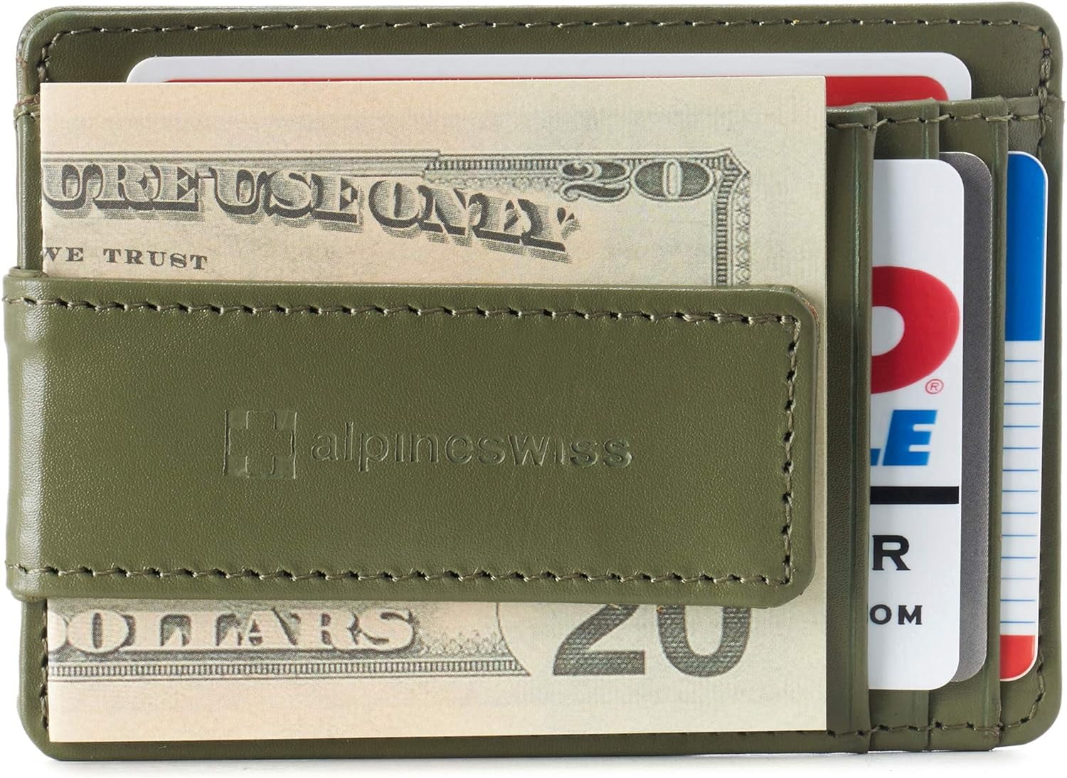 Harper Mens RFID Money Clip Wallet Minimalist Slim ID Card Holder Front ...