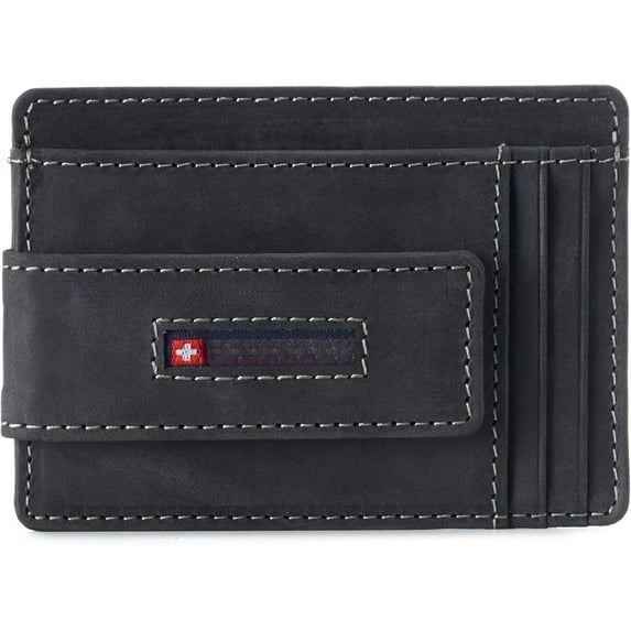 Harper Mens RFID Slim Clip Front Pocket Wallet Minimalist Leather ID ...