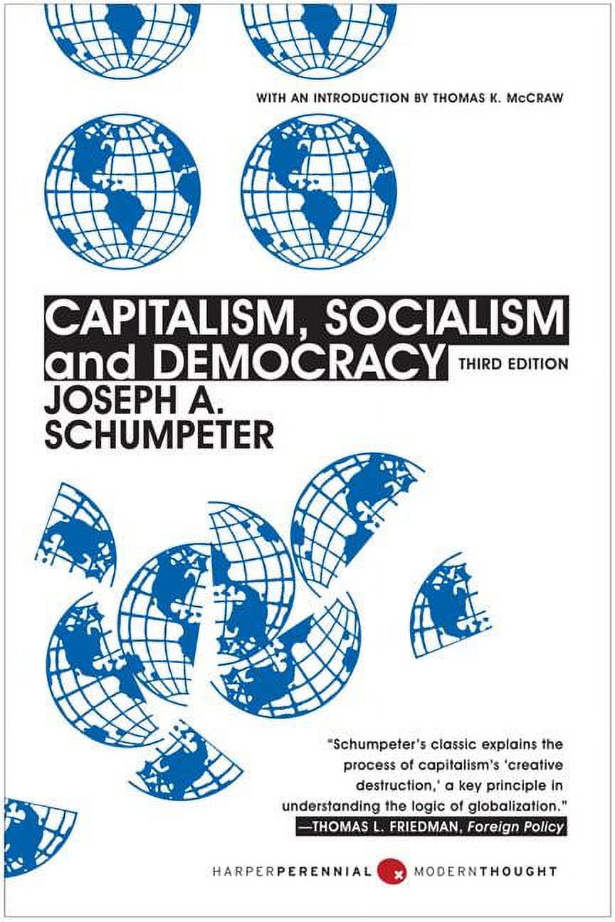 Harper Perennial Modern Thought Capitalism, Socialism, and Democracy ...