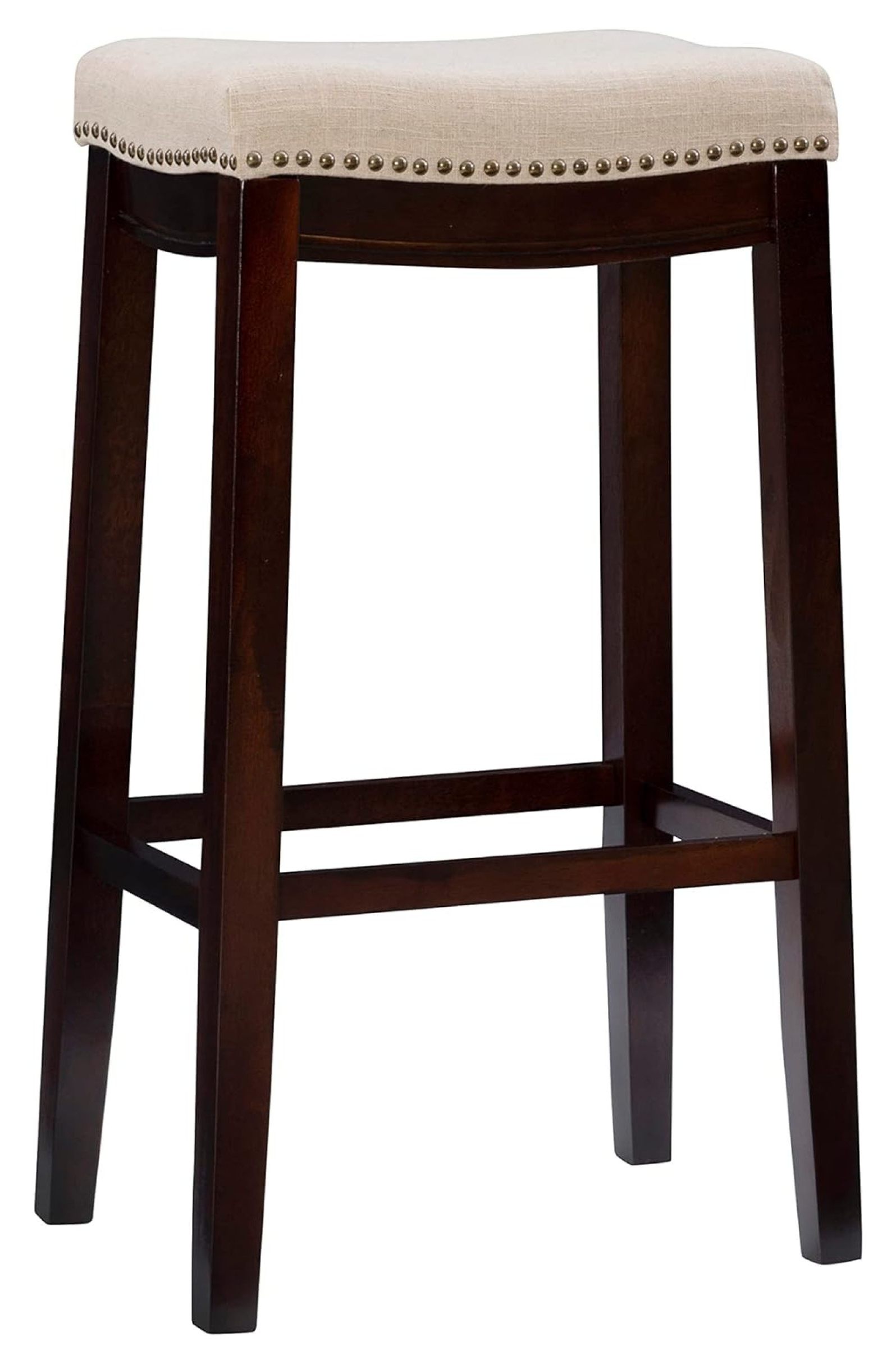 Harper Stool Fabric Top - Walmart.com