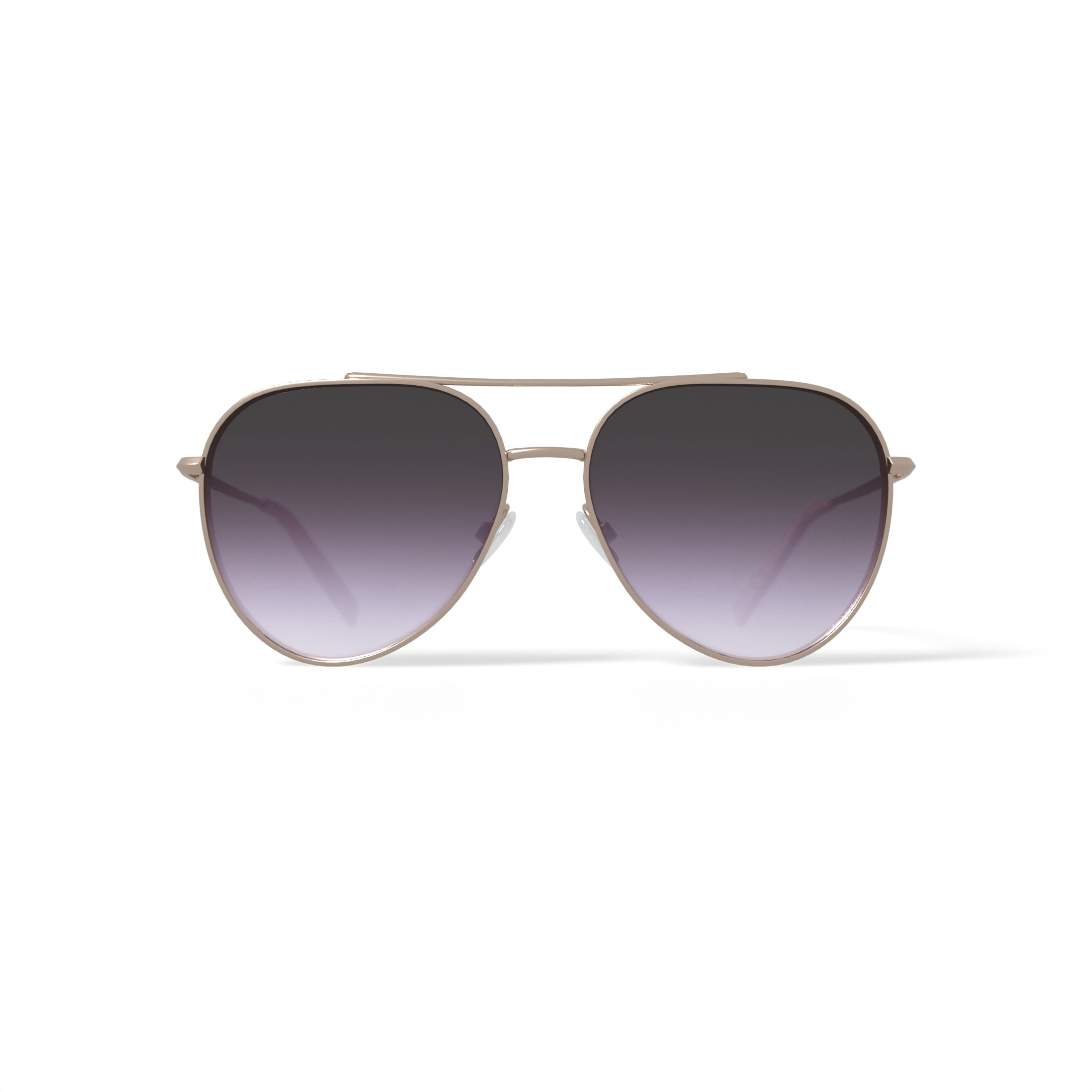 Harper and Roe HR3000 Sunglasses with Case, Gold, Aviator, Metal, 59-14 ...