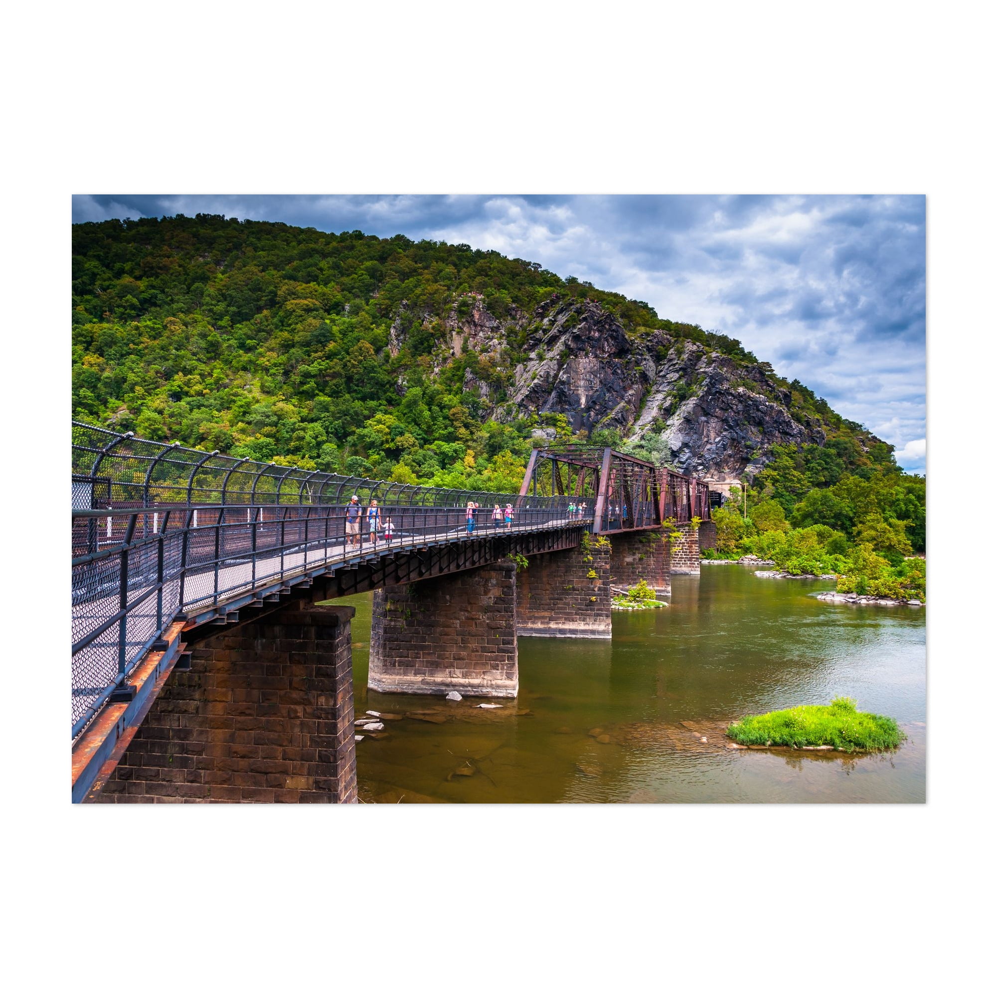 Harper's Ferry Bridge - Harpers Ferry West Virginia Photography Bridge ...
