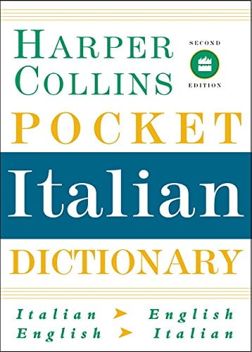 Pre-Owned HarperCollins Pocket Italian Dictionary, 2nd Edition ...