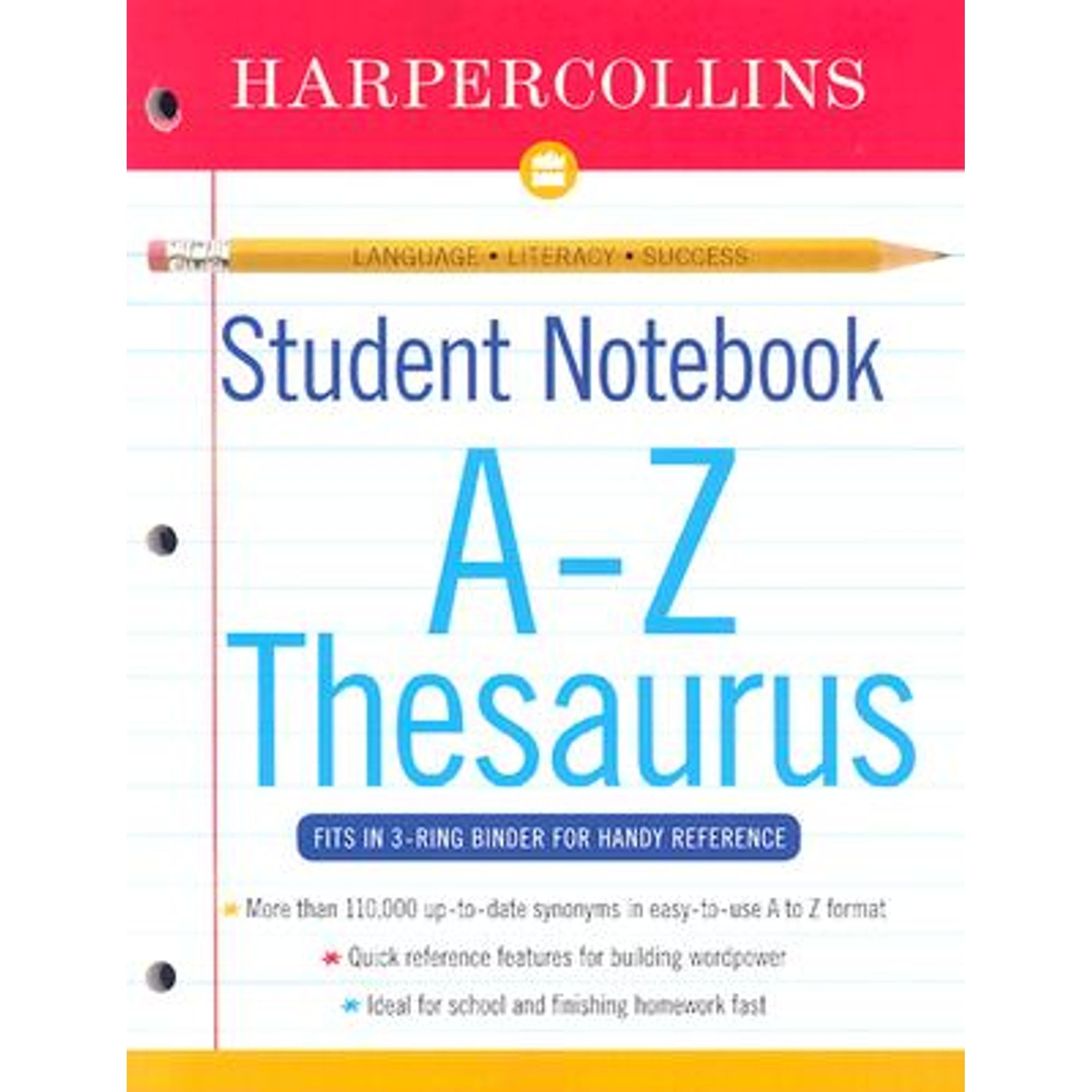 HarperCollins Student Notebook A-Z Thesaurus (Paperback) by ...