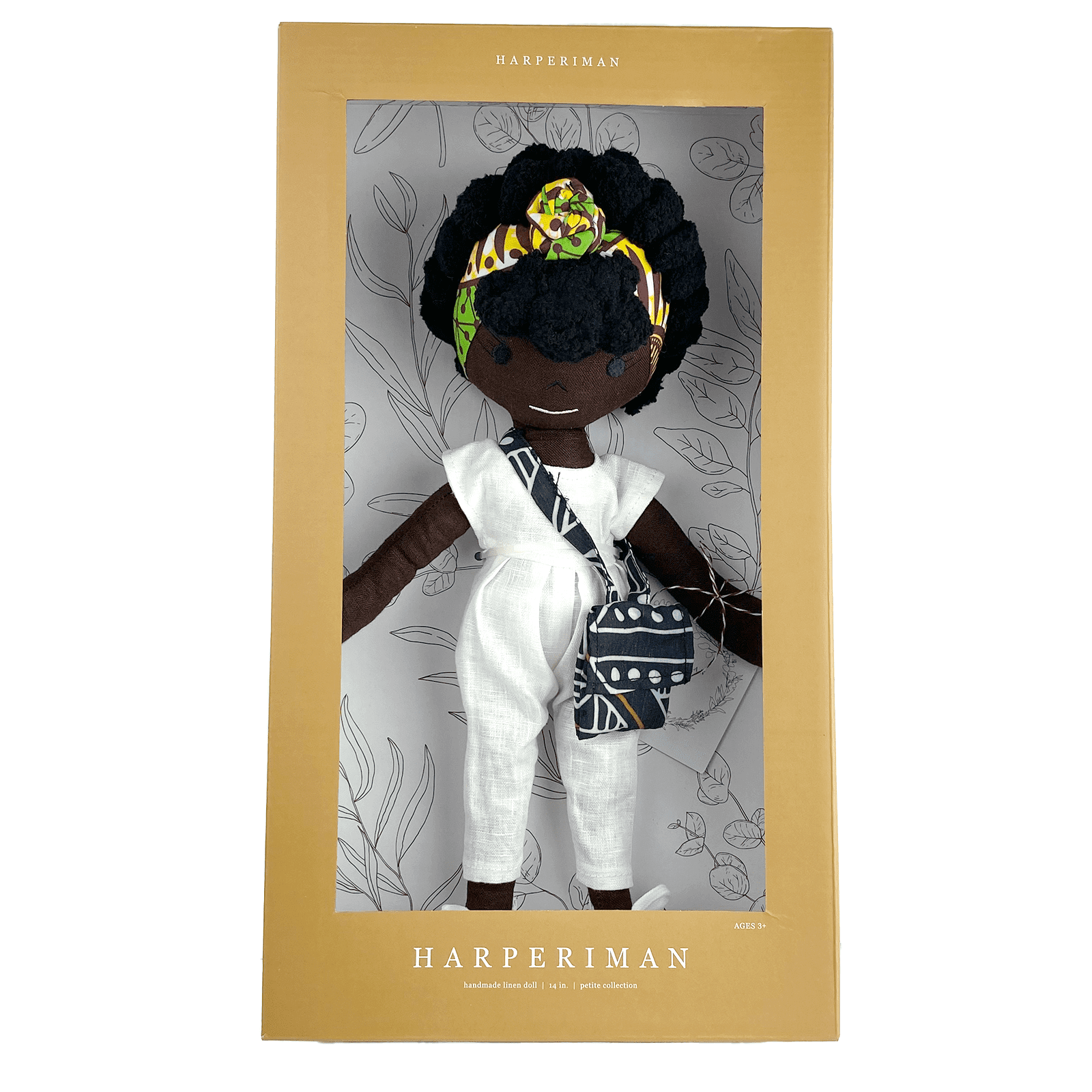 HarperIman Petite Collection 14'' Afro-American Handmade Linen Doll ...
