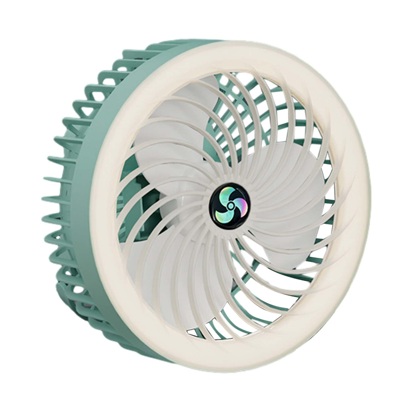 Harpi Desk Fans Small Quiet, Portable Fan Rechargeable, Camping Fan ...