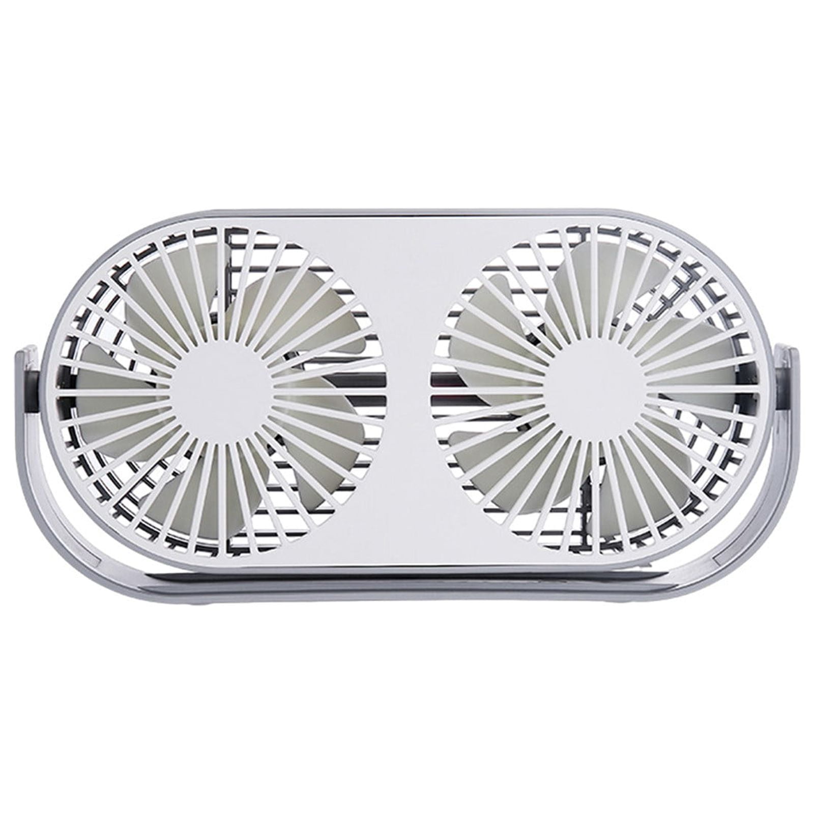 Harpi Desk Fans Small Quiet, Portable Fan Rechargeable, Desktop Double ...