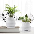 Harpi Flower Pots Outdoor Clearance, Smart Music Flower Pot USB ...
