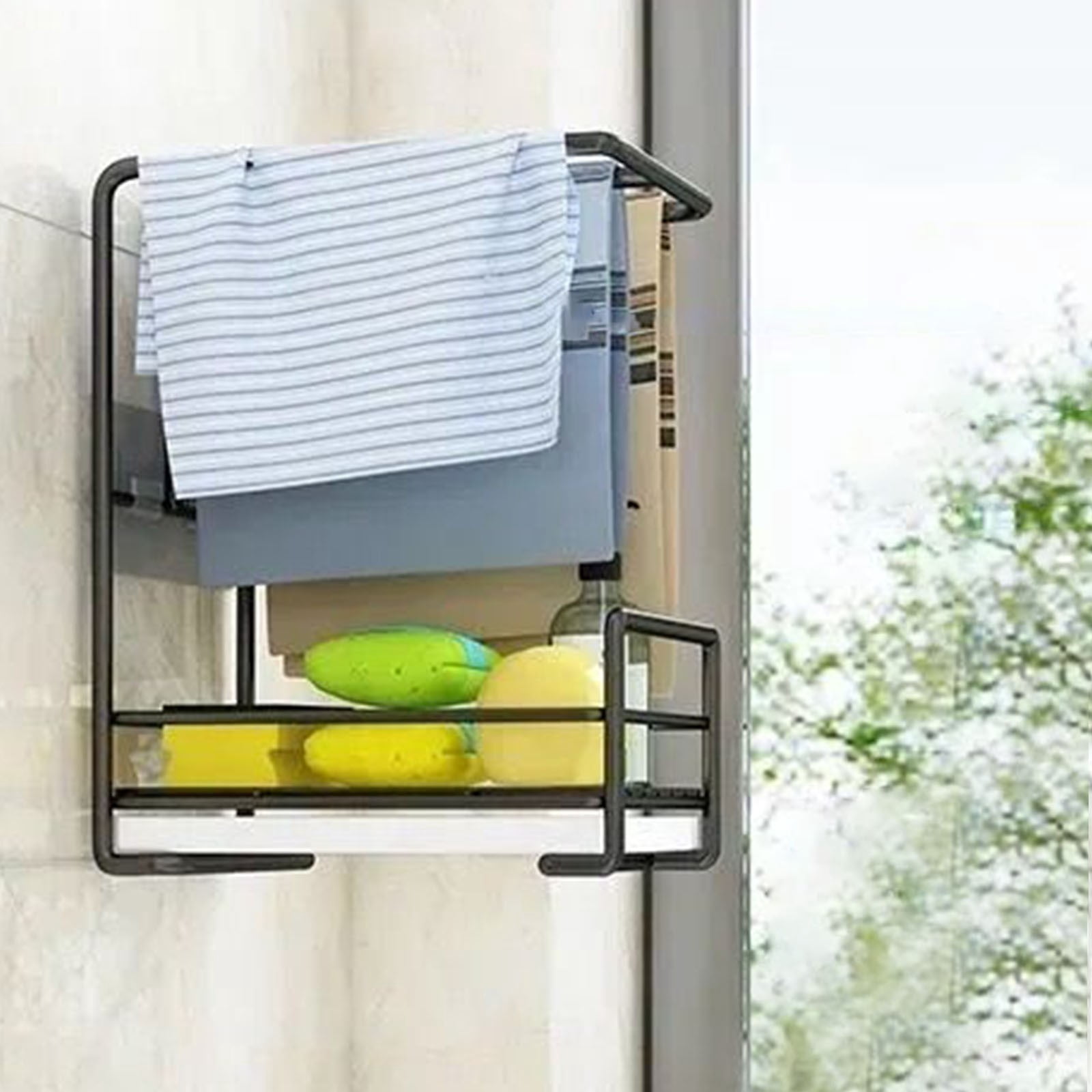 Harpi Kitchen Dedicated Dishwashing Cloth Storage Rack, Cloth Rack ...