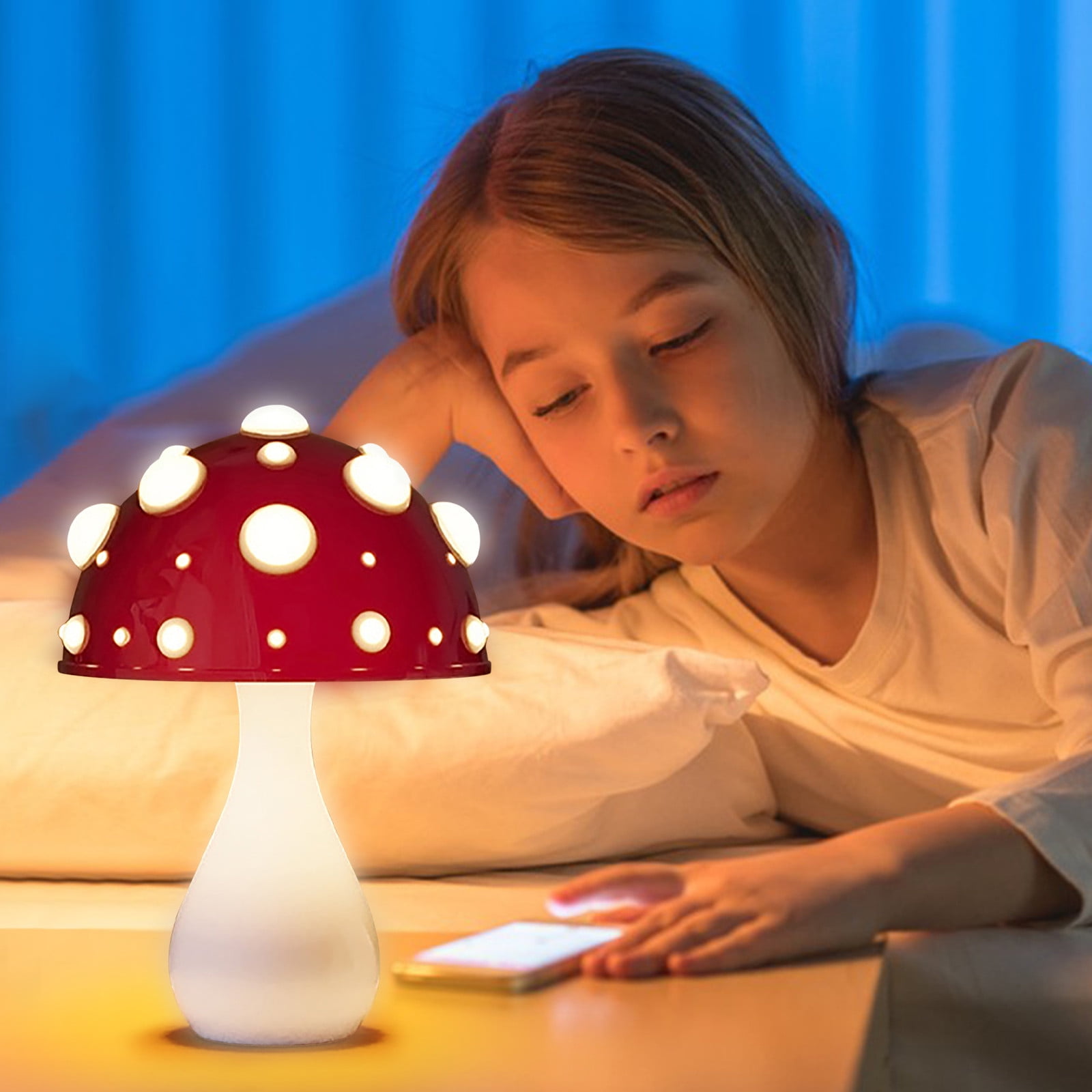 Harpi Mushroom Night Light, Room Lights for Bedroom, Night Lamp ...
