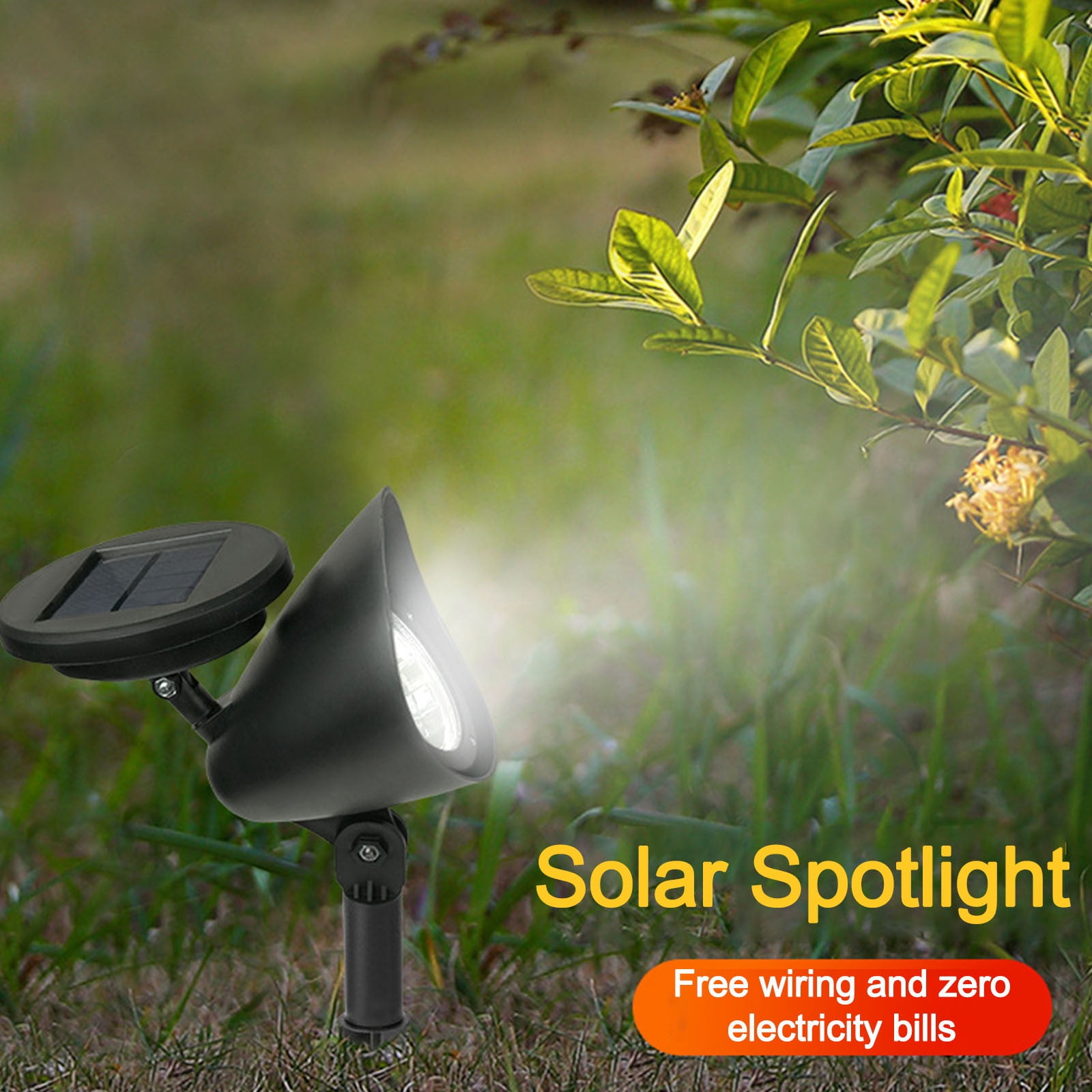 Harpi Outdoor Solar Lights for Yard Solar Courtyard Spotlights High ...